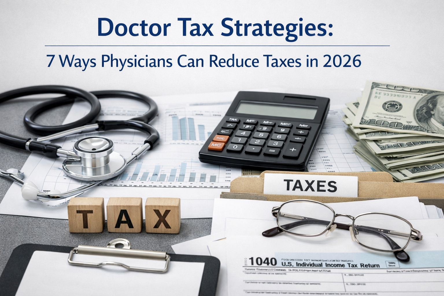 Doctor Tax Strategies: 7 Ways Physicians Save $30K–$80K in Taxes (2026)
